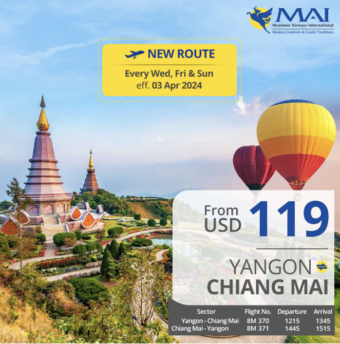 MAI takes off to Chiang Mai - TTR Weekly